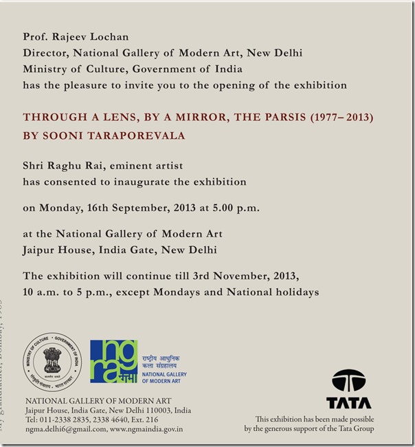 Sooni Taraporevala at the National Gallery of Modern Art New Delhi ...