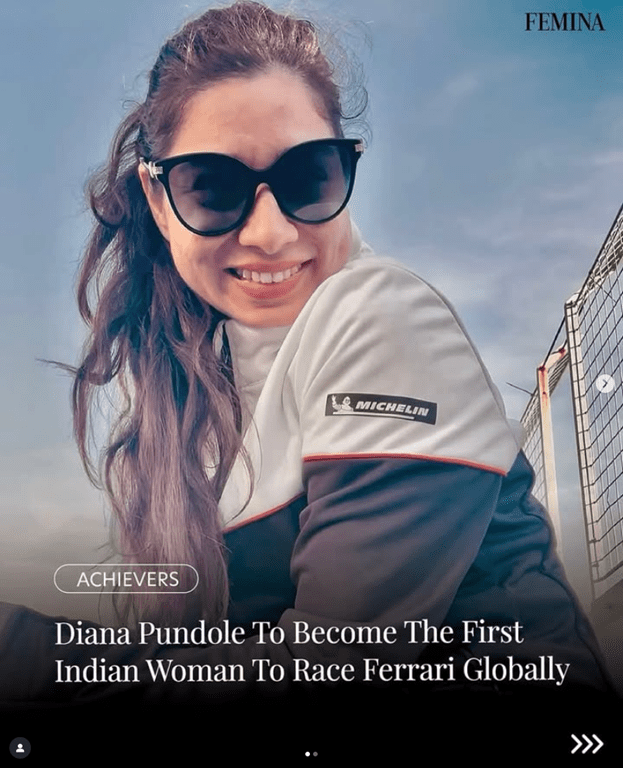 Diana Pundole from Pune to Make History as First Indian Woman to Race a ...